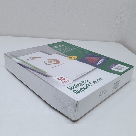 Avery Dennison | Office | Avery Report Covers 5 Pack Clear Cover White ...